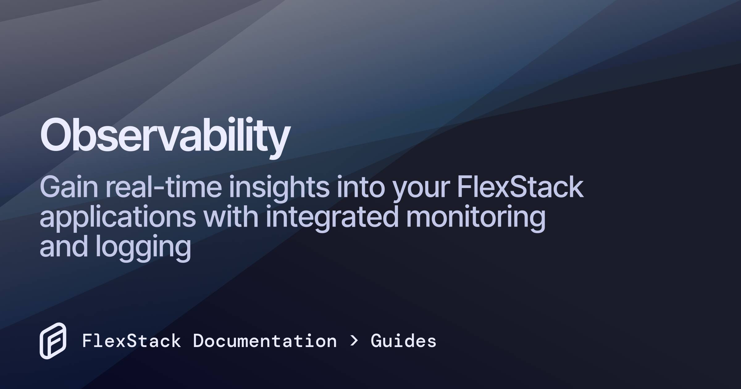 Observability – FlexStack Documentation