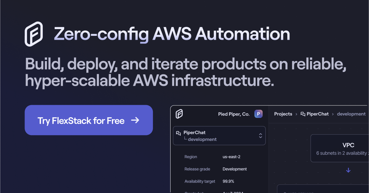 Zero-config Automation for AWS – FlexStack