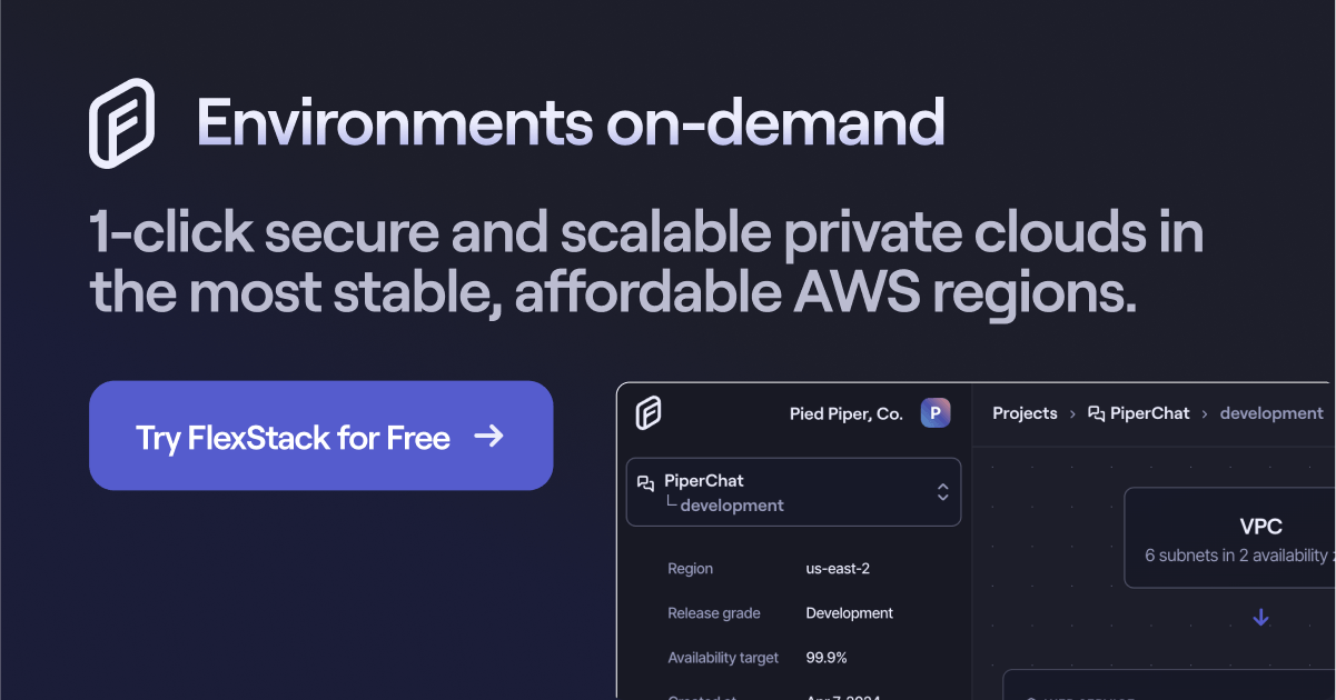 Secure and Scalable AWS environments – FlexStack